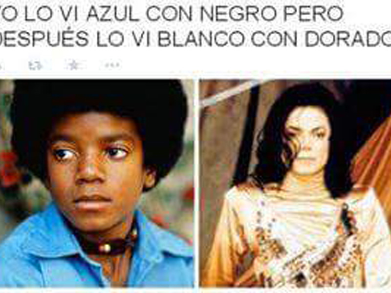 Las mejores memes del vestido blanco o azul - Nortedigital