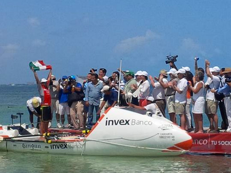 Mexicano termina proeza - Norte de Ciudad Juárez