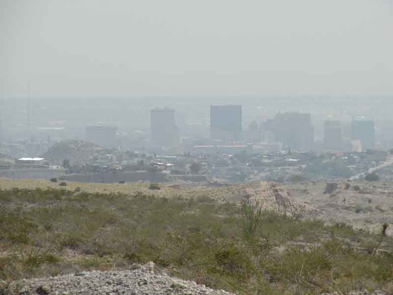 Ahoga contaminación el poniente y el suroriente - Norte de Ciudad Juárez