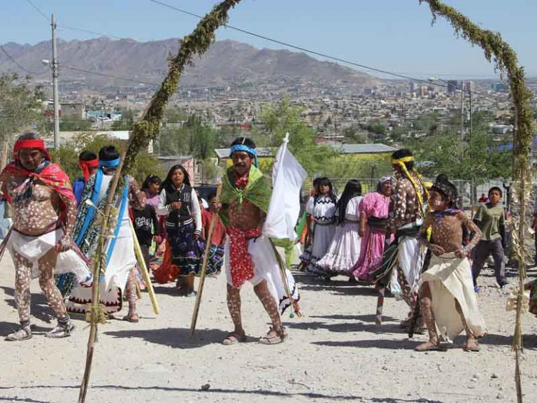 Rarámuris celebran la Semana Santa - Norte de Ciudad Juárez