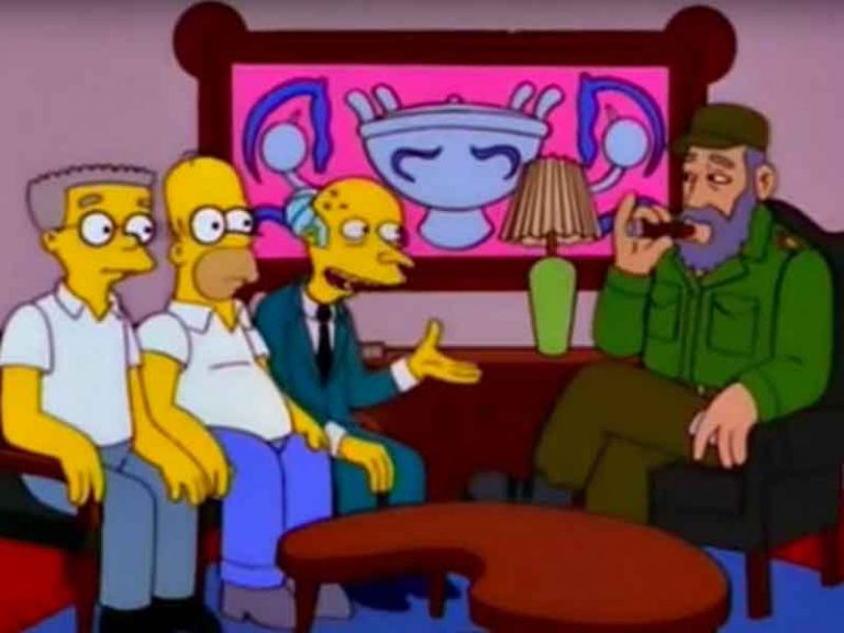 Los Simpson predicen frase emblemática de Fidel Castro - Norte de ...