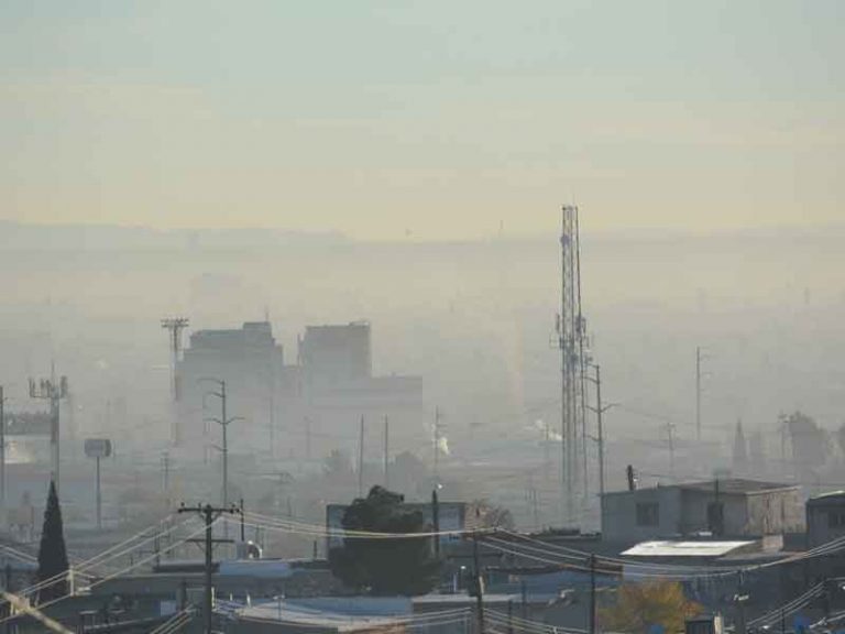 Cubre contaminación cielo de Juárez - Norte de Ciudad Juárez
