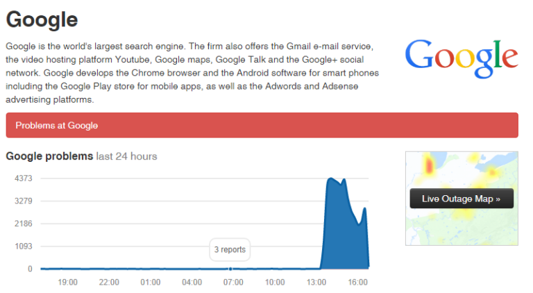Reporta Google fallas a nivel mundial - Norte de Ciudad Juárez