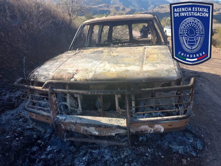 Hallan 3 calcinados en vehículo en paraje de Madera, Chihuahua - Norte de Ciudad Juárez