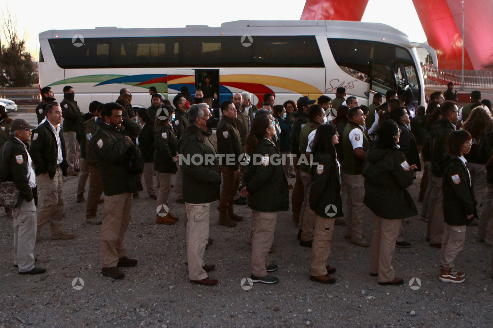 Arriba personal del INM a Juárez
