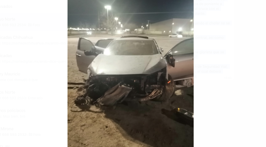 Muere hombre al chocar auto contra muro en bulevar Juan pablo II ...