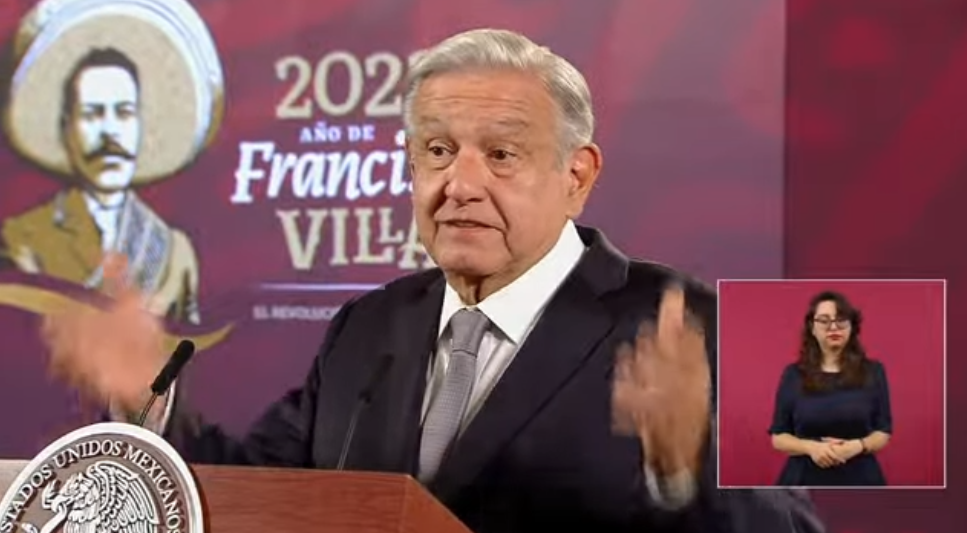 Conferencia de prensa en vivo, desde Palacio Nacional. Miércoles 29 de marzo de 2023 ...