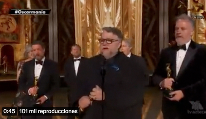 VIDEO: Guillermo del Toro gana el Oscar a mejor película animada con ...