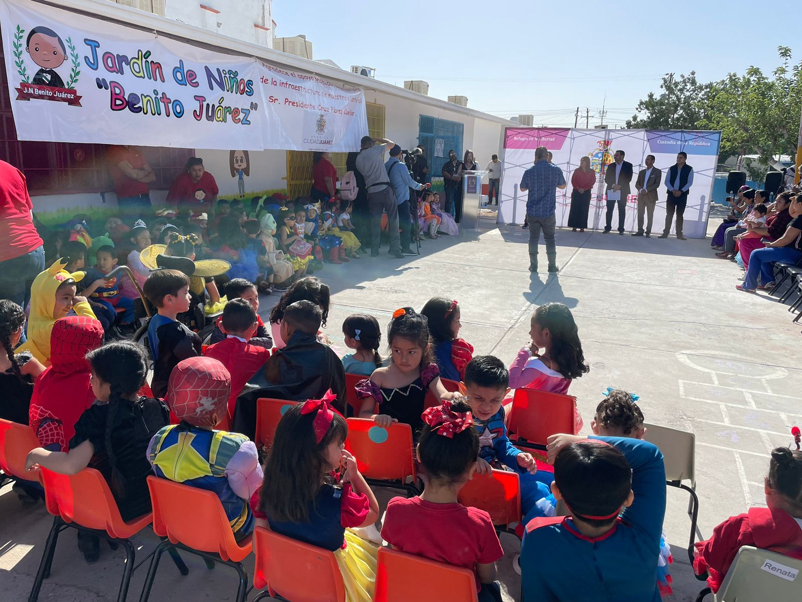 Rehabilitó Municipio Jardín De Niños “benito Juárez” Norte De Ciudad