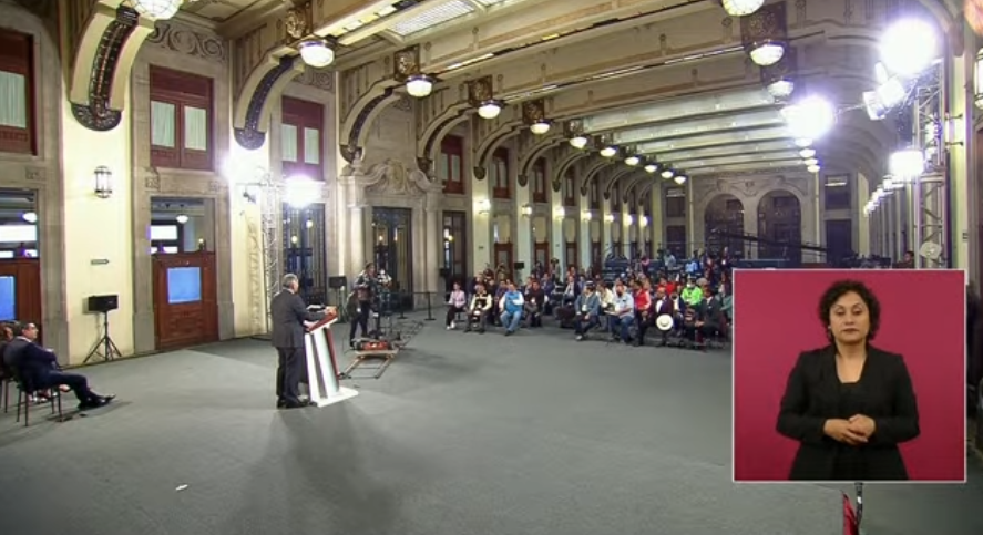 Conferencia de prensa en vivo, desde Palacio Nacional. Miércoles 26 de abril de 2023 ...