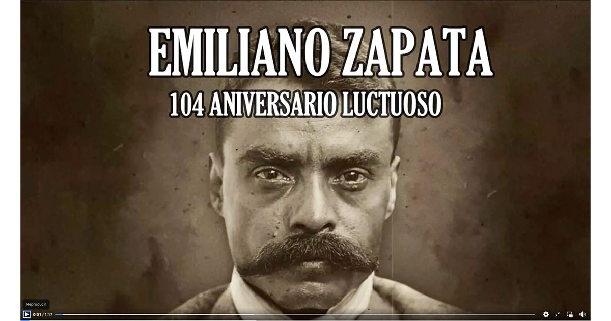 Invitan a conmemorar aniversario del luctuoso de Zapata - Norte de ...