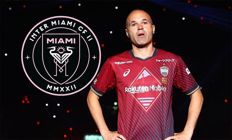 Andrés Iniesta con principio de acuerdo con el Inter Miami; se sumaría ...