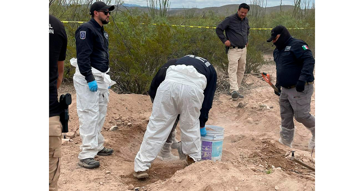 Finaliza excavación de fosa clandestina en Coyame - Norte de Ciudad Juárez