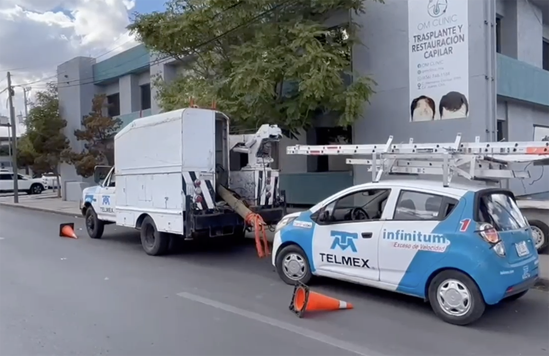 VIDEO: Tras denuncia de Norte Digital reacciona Telmex y repara poste ...