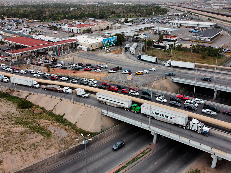 Afectación por cierre comercial de la frontera Juárez-El Paso acapara ...