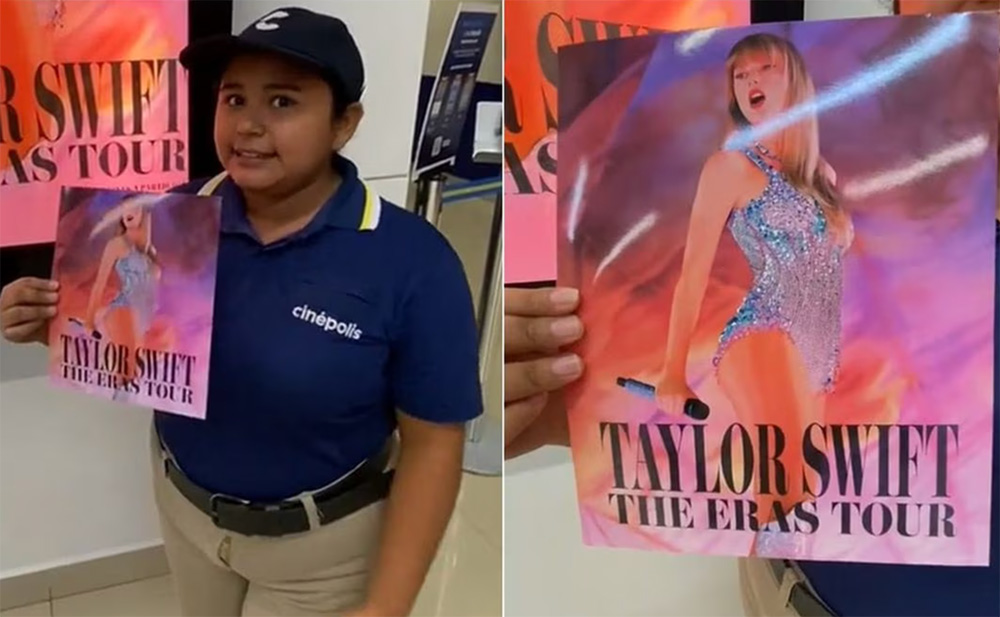 La postal de Taylor Swift que podrías ganar en cines - Norte de Ciudad ...