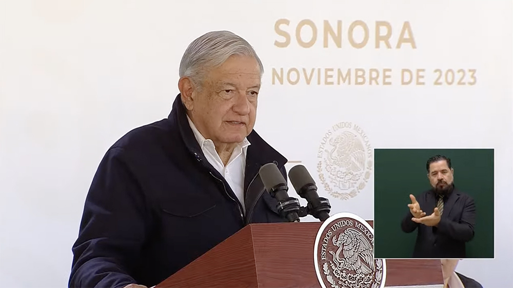 Conferencia de prensa en vivo, desde Palacio Nacional. Lunes 13 de ...