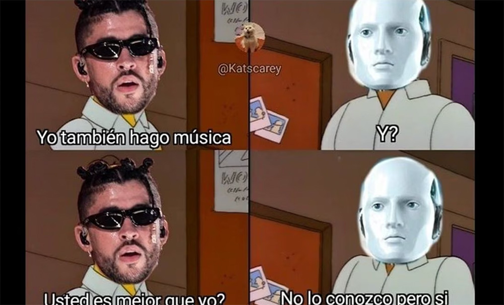 Bad Bunny vs IA: los mejores memes de la canción del intérprete en ...