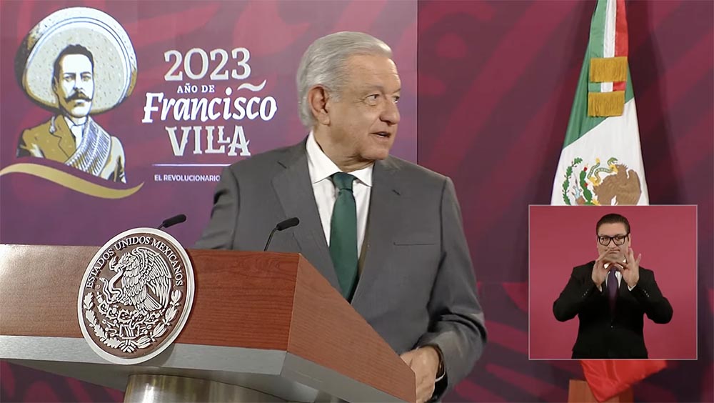 Conferencia de prensa en vivo, desde Palacio Nacional. Lunes 4 de diciembre 2023 | Presidente ...