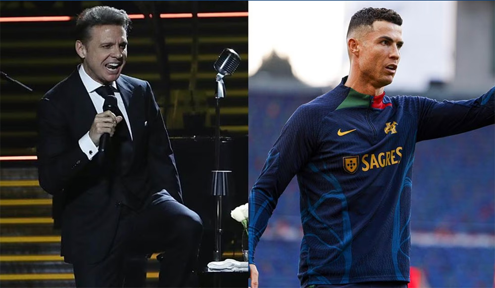 VIDEO: Luis Miguel cierra concierto festejando como Cristiano Ronaldo ... VIDEO: Luis Miguel cierra concierto festejando como Cristiano Ronaldo ...