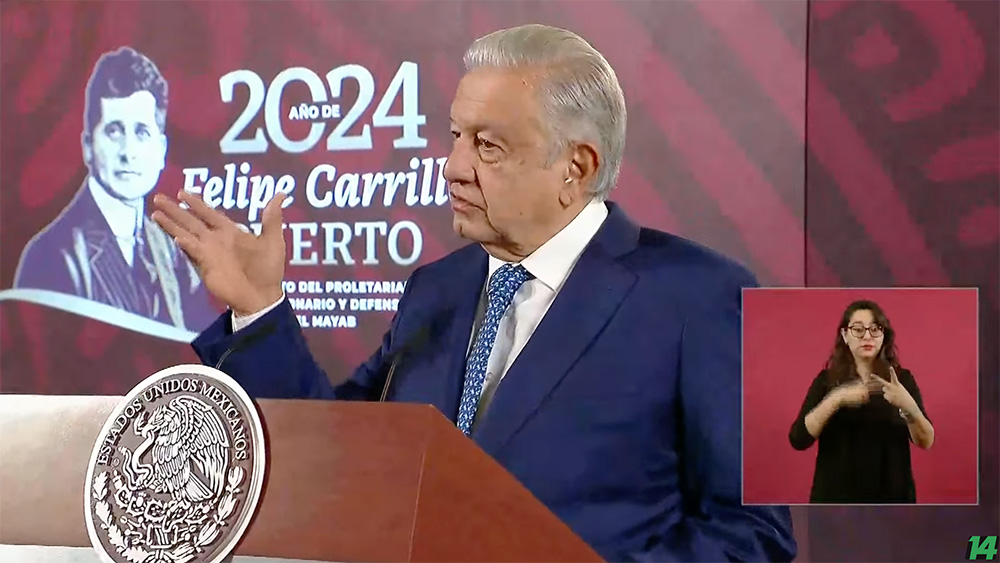 Conferencia de prensa en vivo, desde Palacio Nacional. Miércoles 17 de enero de 2024 ...