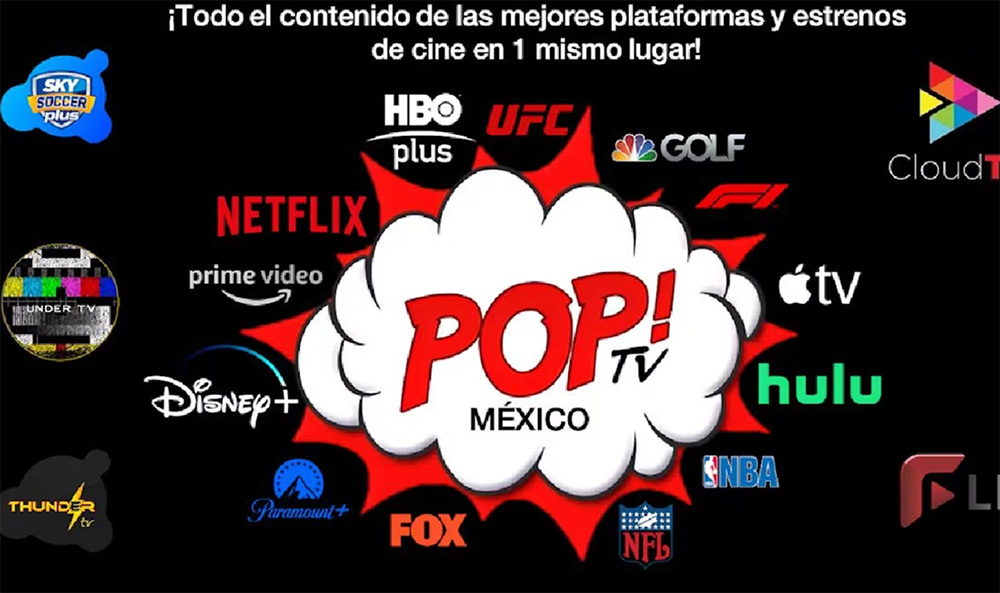 Arrasa PopTV, un servicio que transmite Netflix, HBO y Apple TV; ¿es ...