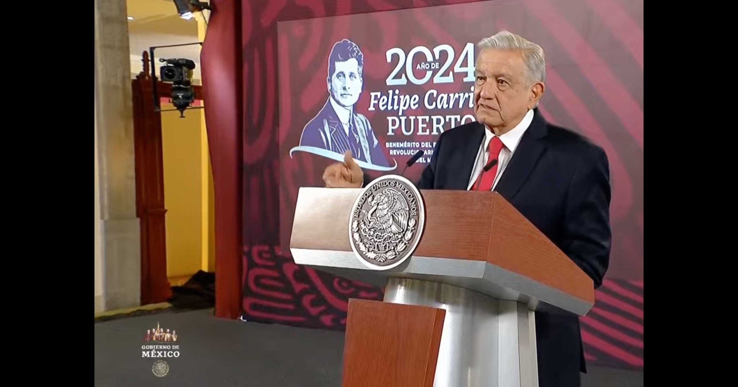 Conferencia de prensa en vivo, desde Palacio Nacional Lunes 25 de marzo de 2024. | Presidente ...