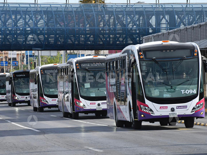 ¡Por fin! Llegan los primeros 22 camiones para el BRT2 - Norte de Ciudad Juárez
