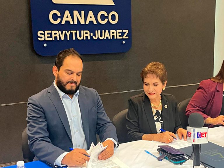 Firman Icatech y Canaco convenio de capacitación en oficios, inteligencia artificial y ...