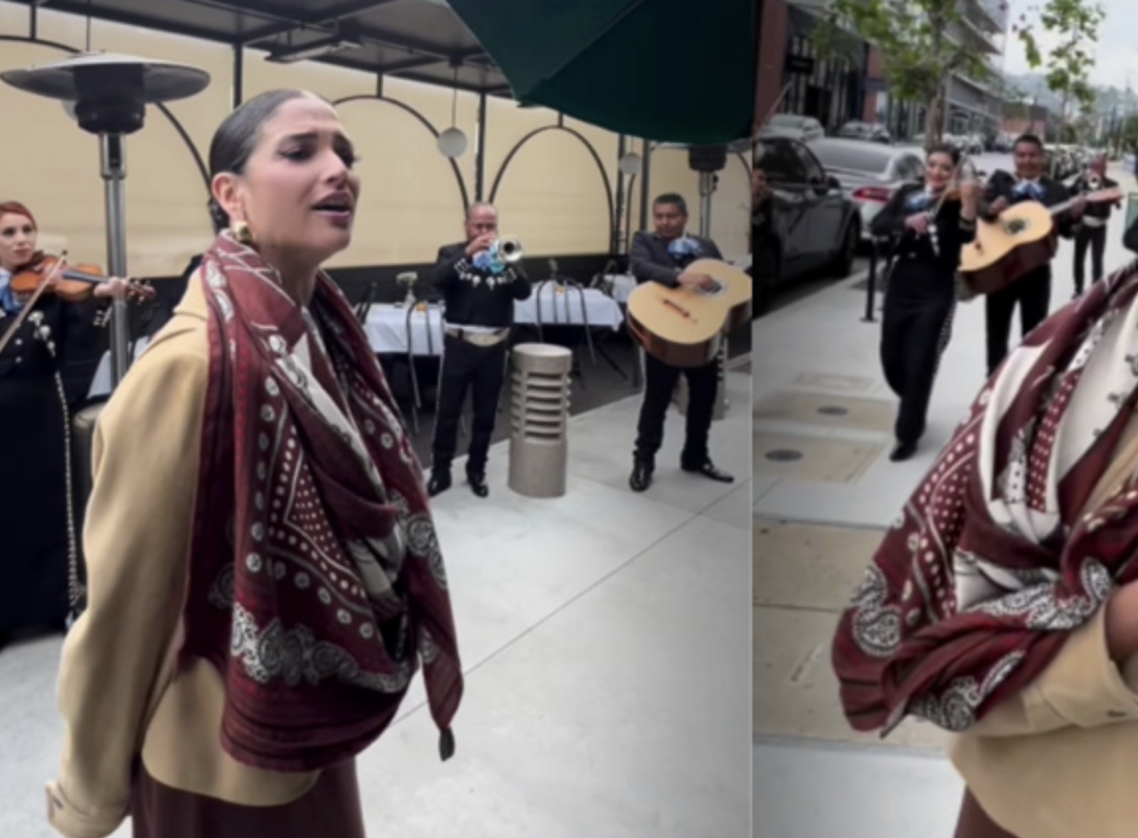 Natalia Jiménez protesta pacíficamente cantando con mariachi - Norte de ...