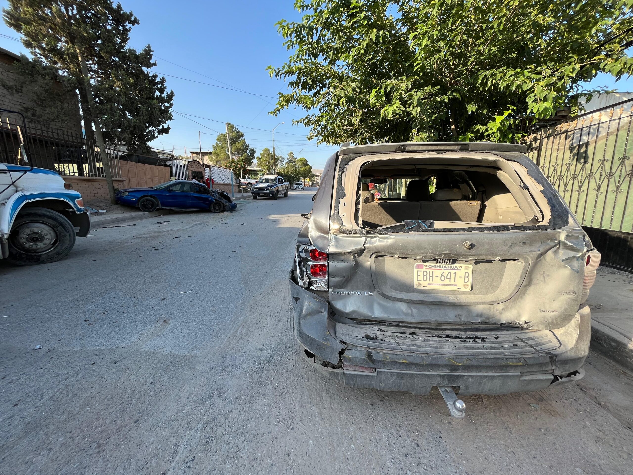 Camión Se Queda Sin Frenos Y Choca Autos Norte De Ciudad Juárez