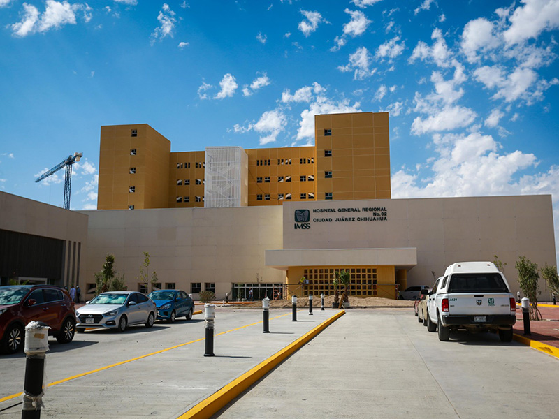 Apresuran trabajos en el nuevo hospital del IMSS - Norte de Ciudad Juárez