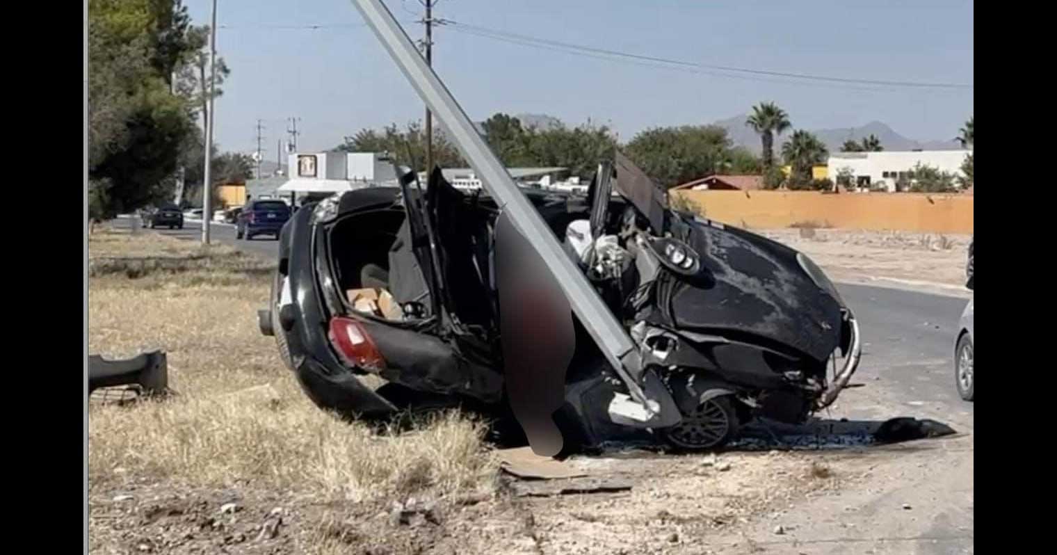 Fueron dos los muertos en choque de Porsche - Norte de Ciudad Juárez
