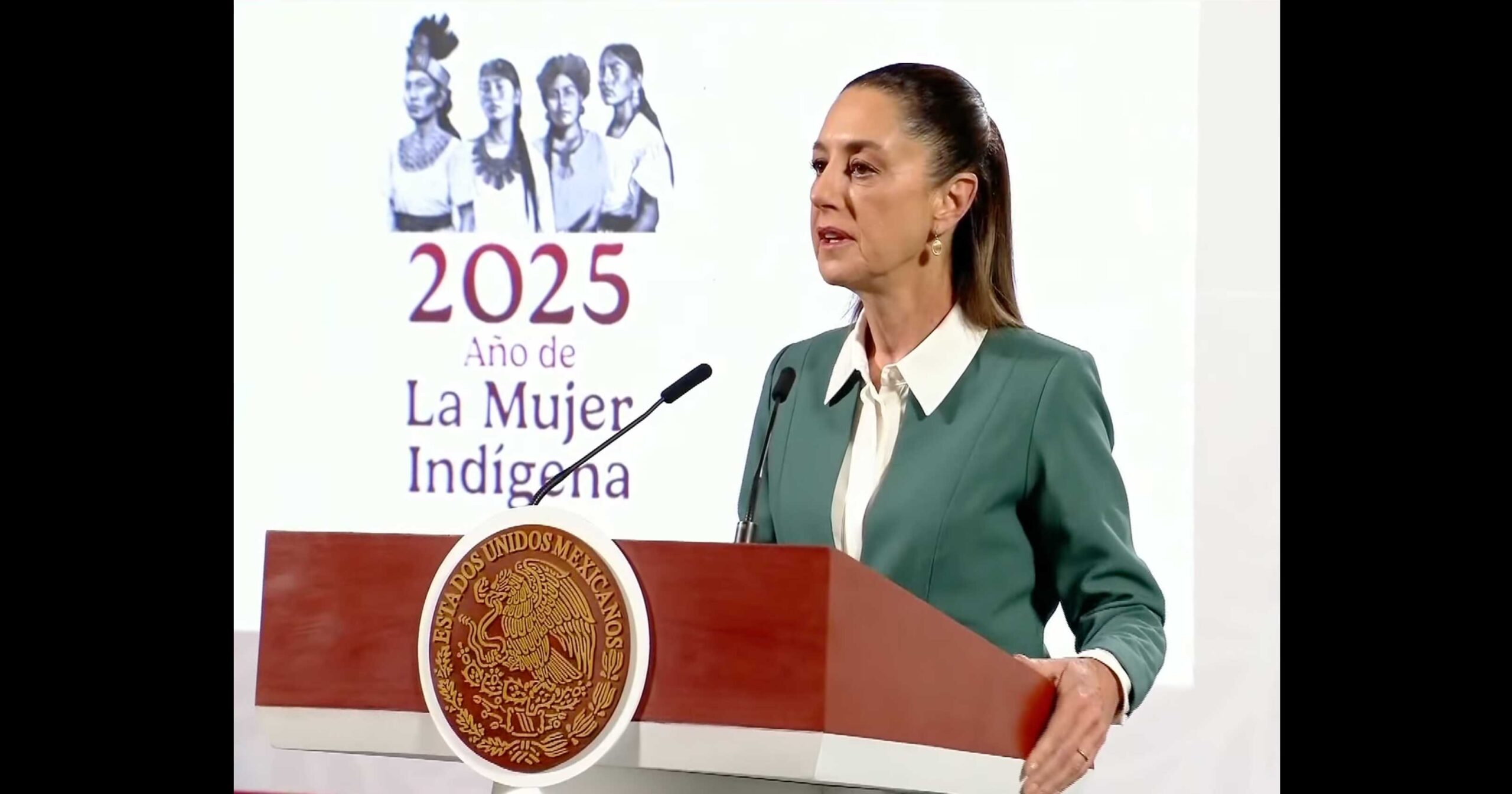 Conferencia de prensa en vivo, desde Palacio Nacional | Lunes 20 de enero de 2025. | Presidenta ...