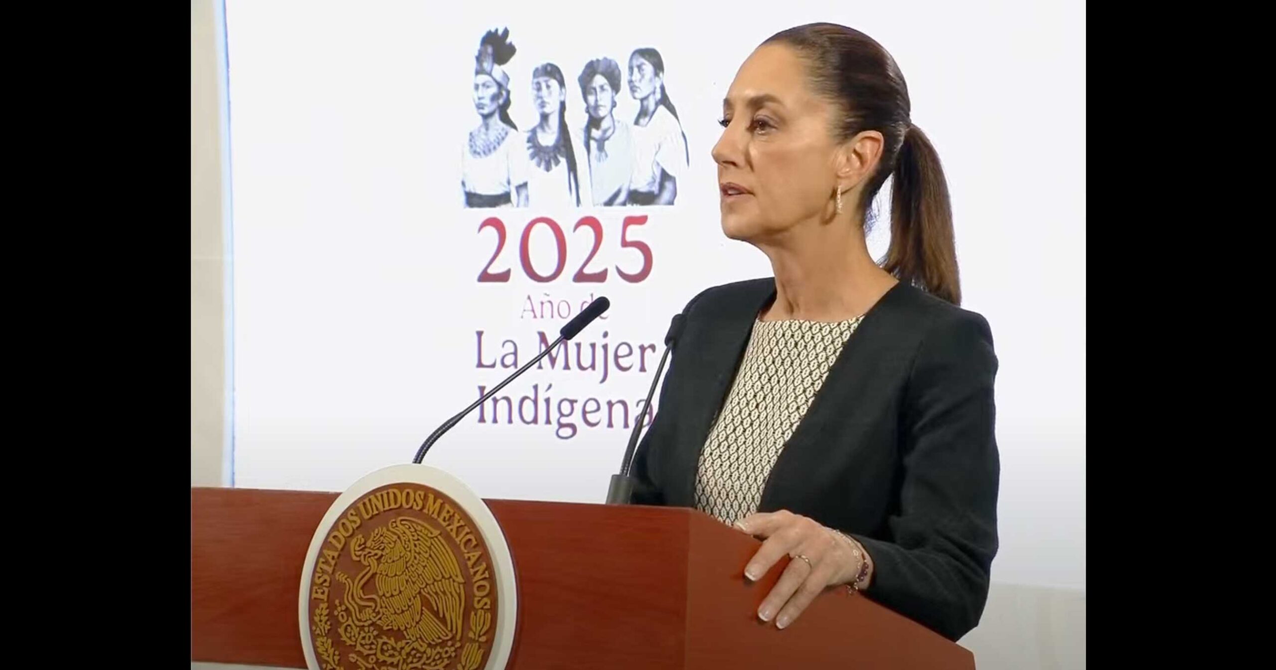 Conferencia de prensa en vivo, desde Palacio Nacional | Viernes 25 de abril de 2025 ...