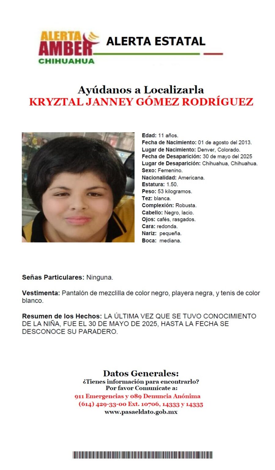 Emiten Alerta Amber por desaparición de dos hermanos en la ciudad de ...