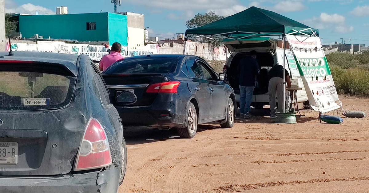 Regresan largas filas a módulos que expiden engomado ecológico - Norte ...