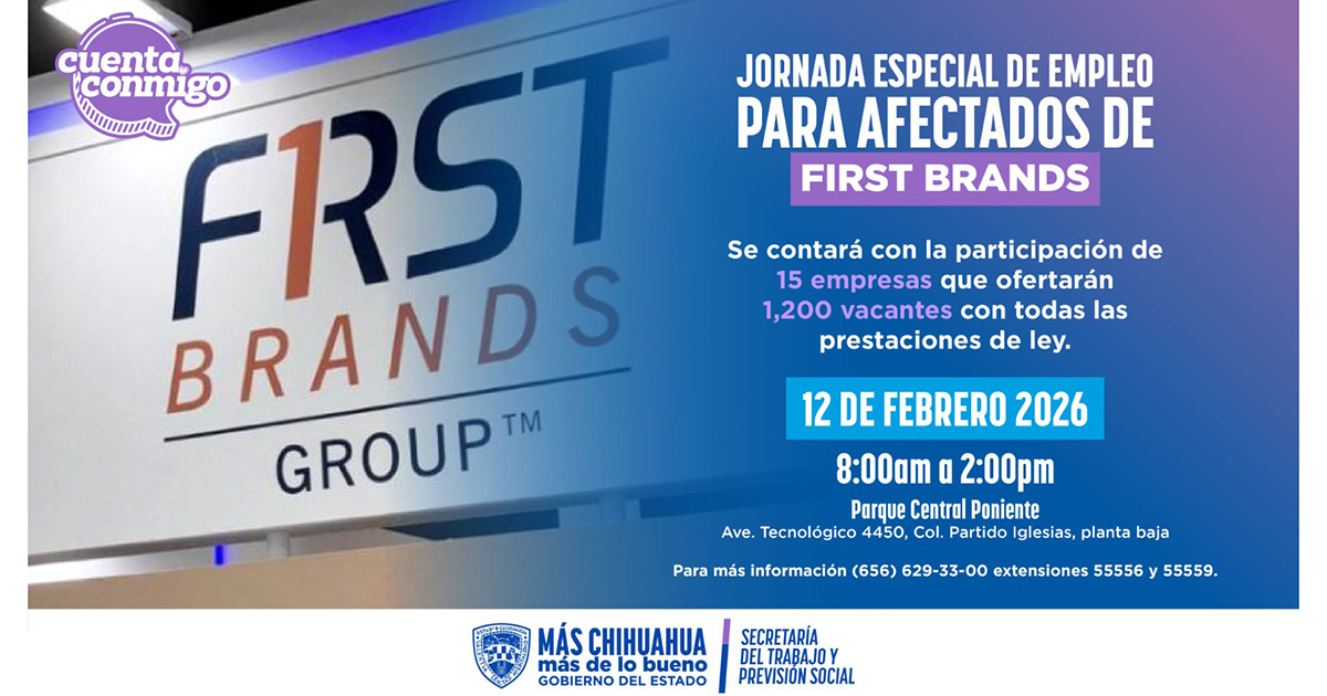 Ofrecerán mil 200 vacantes para afectados por cierre de First Brands ...