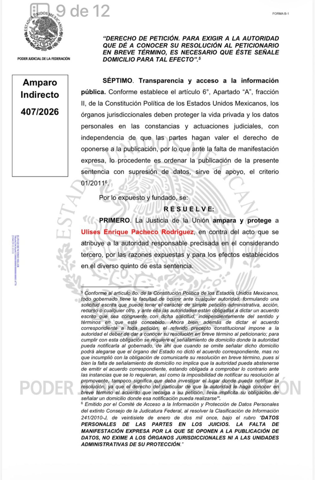 Presidente local del PAN gana amparo indirecto contra el alcalde Cruz ...